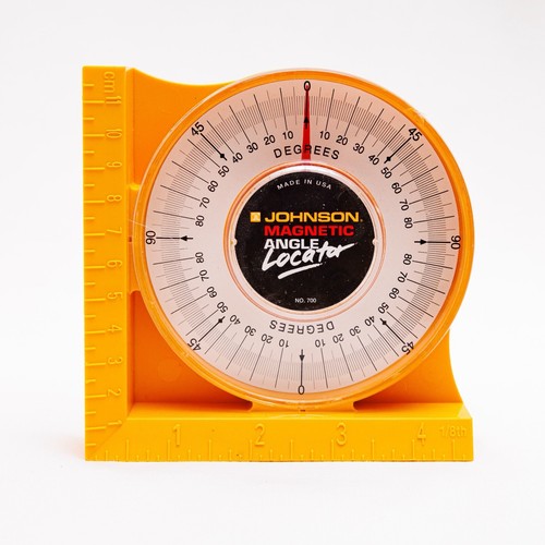 Johnson Level Magnetic Angle Locator Protractor Model 700 Mint | eBay