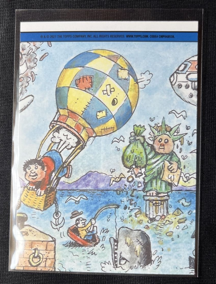 Garbage Pail Kids 2023 GPK Go on Vacation 1b JASON Beach Basin Black ...
