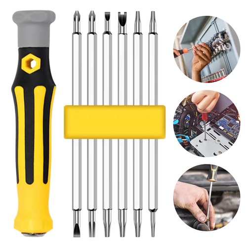Screwdriver Set Magnetic Hex Torx Anti-Tamper Y Type Flat Head Security ...