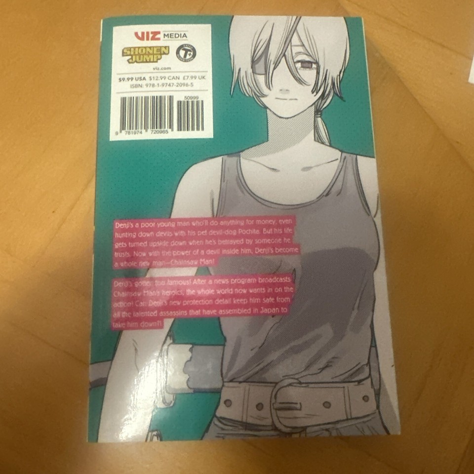 Chainsaw Man Volume 7 English Graphic Novel Manga Paperback | eBay