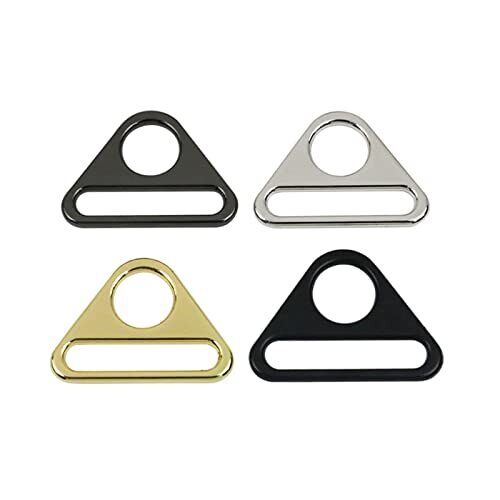 Zinc Alloy Round Hole Triangle D-ring Adjustment Buckle for 1 inch 20 ...