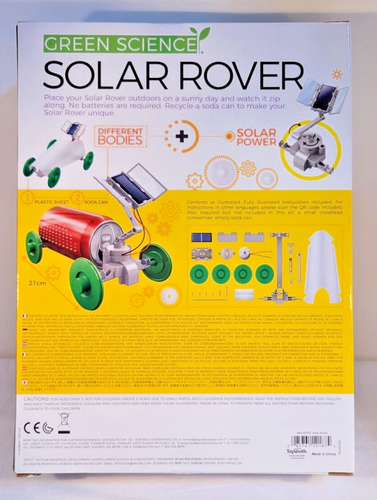 Eco-Engineering Green Science Solar Rover by 4M (STEM Project for Kids ...
