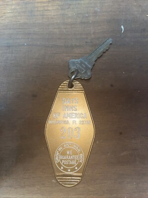 Vintage Days Inn Wildwood Florida #203 Curtis Key Stamped SC9 | eBay