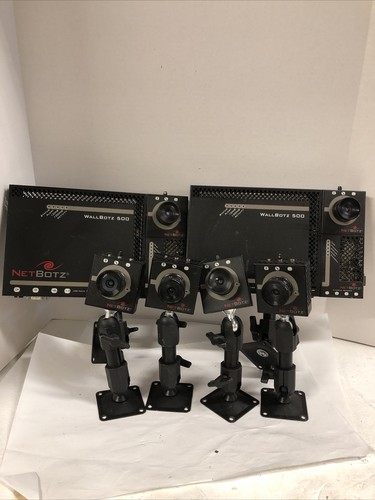 Two WallBotz 500 Monitoring Units W/ Stands And Four Cameras W/ Stands ...