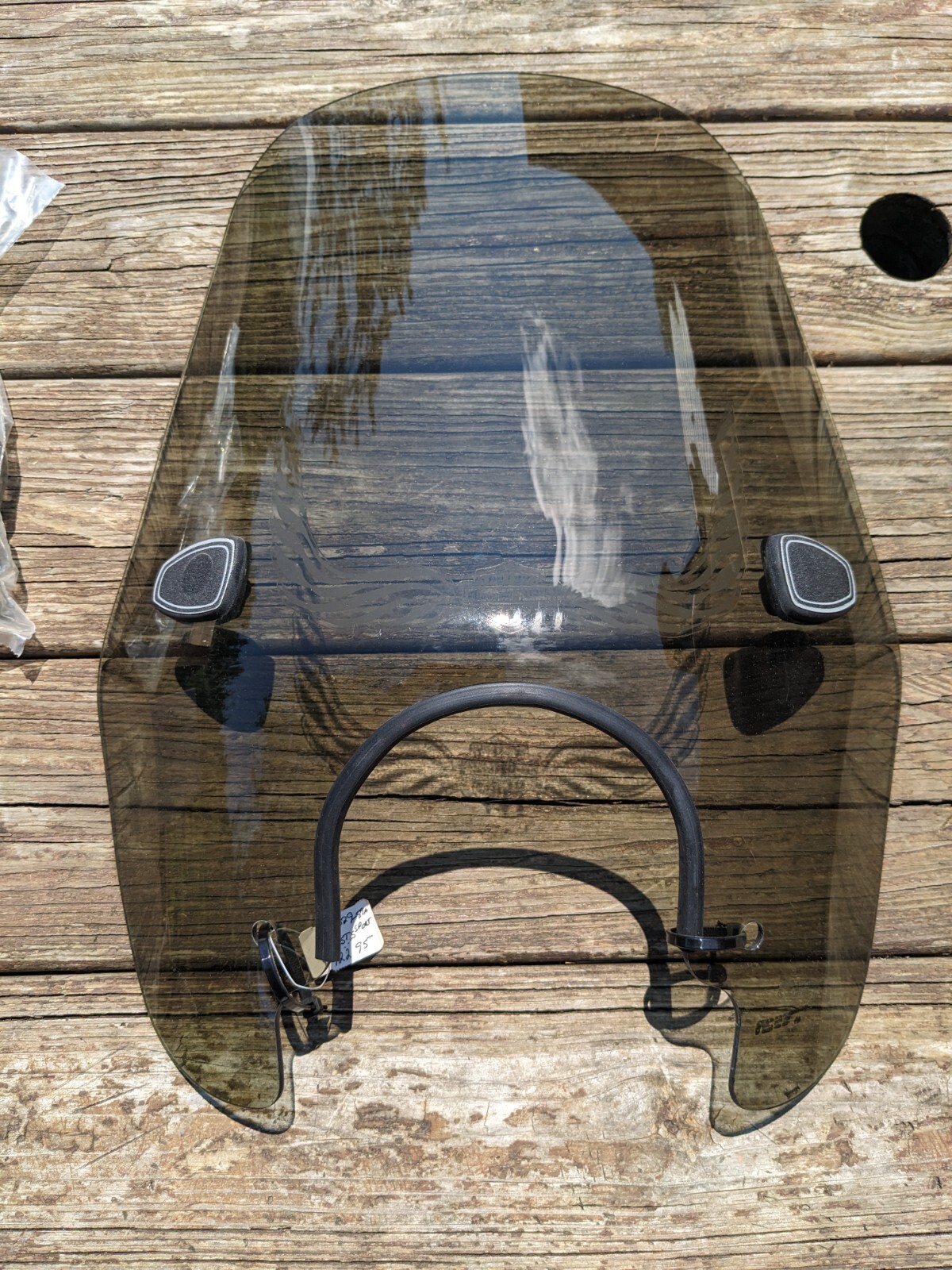 NOS+Harley+Davidson+88+and+Later+FXSTS+Springer+Sport+Windshield+Kit+ ...