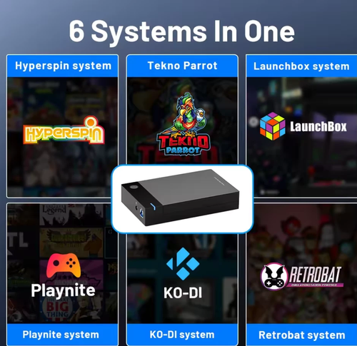 12TB ARCADE Hyperspin, Launchbox etc. 5IN1 Hard Drive | eBay