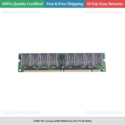 278067-001 Compaq 32MB SDRAM Non ECC PC-66 66Mhz | eBay
