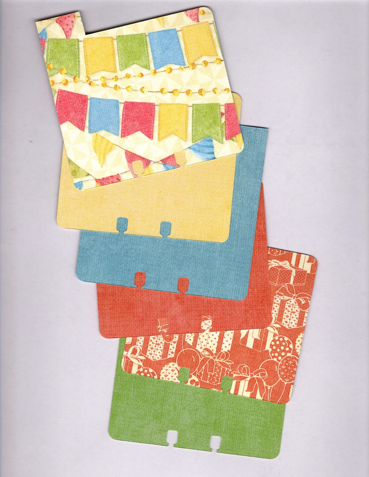 Graphic45 HIP HIP HOORAY! #2 (6pk) MEMORYDEX/ROLODEX CARDS Double-Sided ...