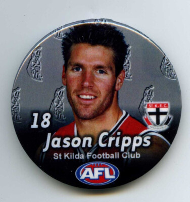 2000 Player Badge Jason Cripps (St Kilda) | eBay