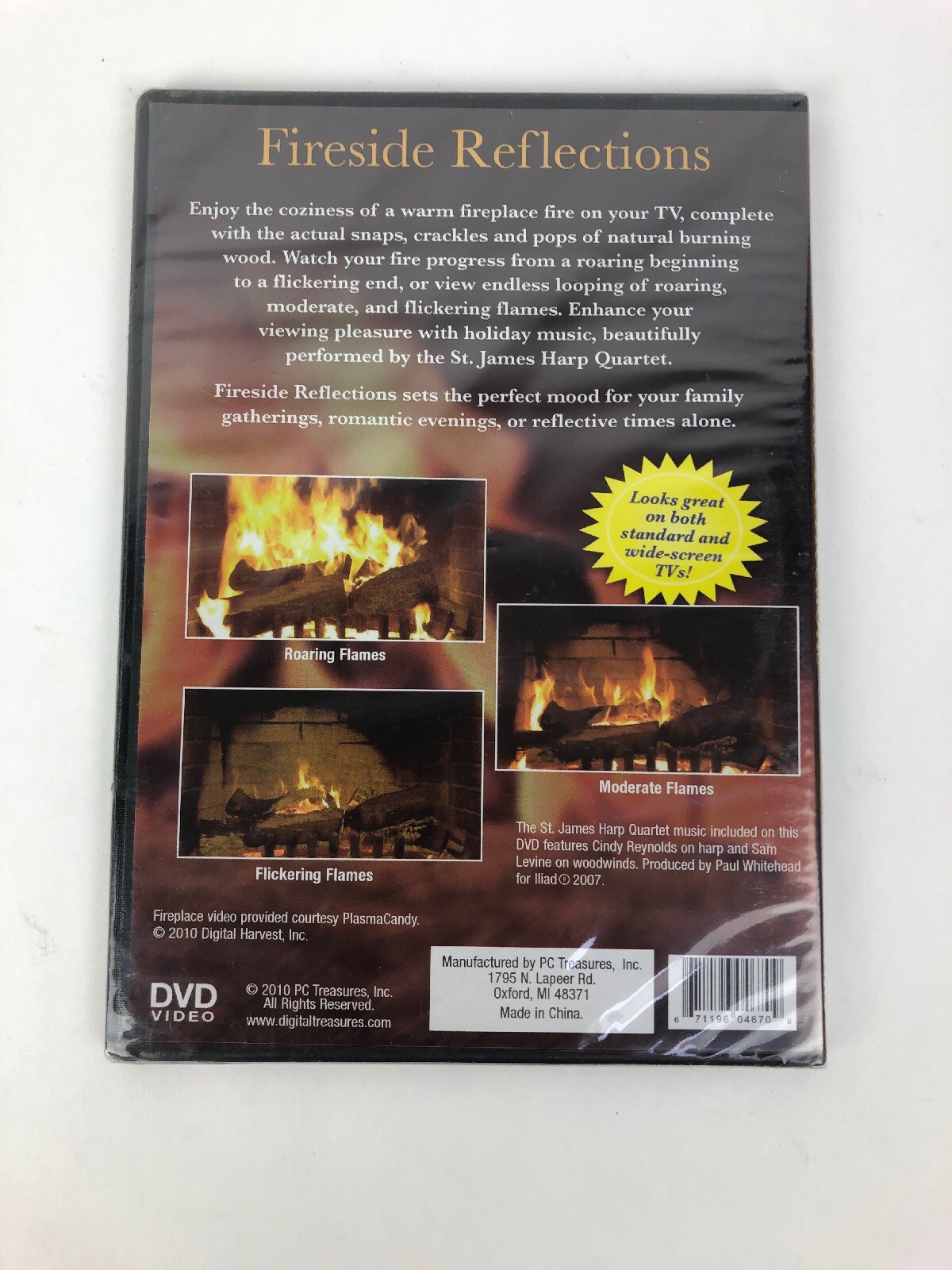 Fireside Reflections DVD for the TV fireplace coziness & look on your ...