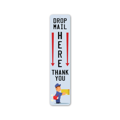 Drop Mail Here Metal Sign | eBay