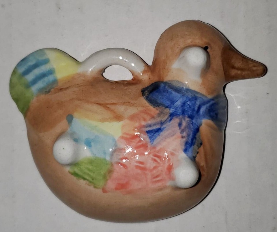 Duck Trinket Dish X-Small Ceramic Ring / Jewelry Keeper Tea Bag / Gum ...