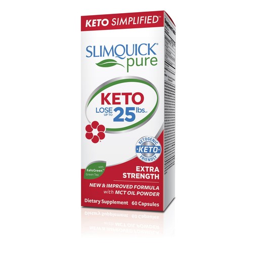 SlimQuick KETO Extra Strength, 60 Count Supports Hormones That Help ...
