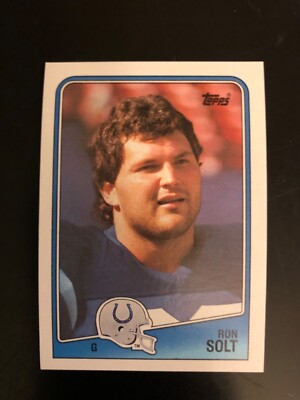 1988 Topps #12 Colts Ron Solt Football Card | eBay