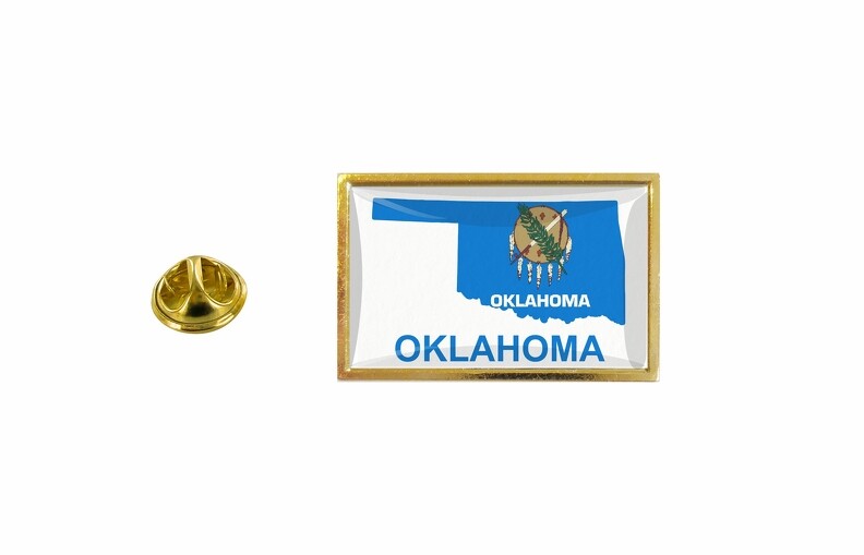 pins pin's flag national badge map hat country usa state oklahoma | eBay