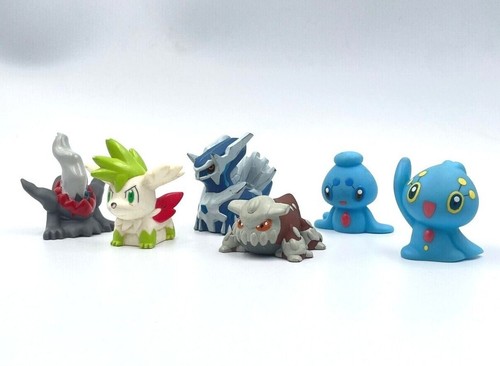 Nintendo BANDAI Pokemon Finger Puppet Dialga Phione Darkrai Heatran ...