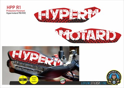 Sticker Protection Hand Guards Compatible DUCATI Hypermotard 950 Rve ...