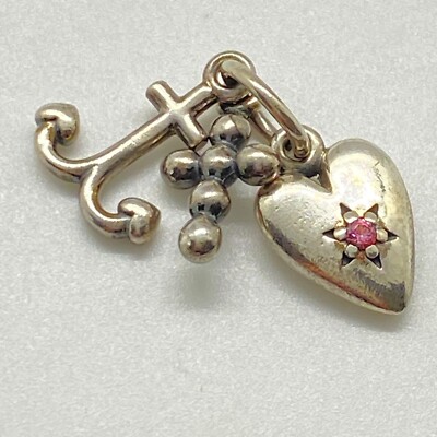 Authentic Pandora Faith Hope & Charity Pink CZ Pendant ~ Charm 791120CZ ...