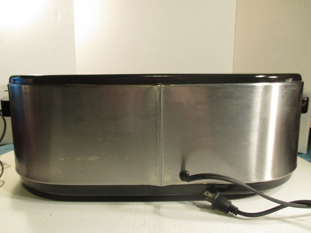 Rival Select 18-Quart Roaster Oven stainless w/Buffet Server RO180BRC ...