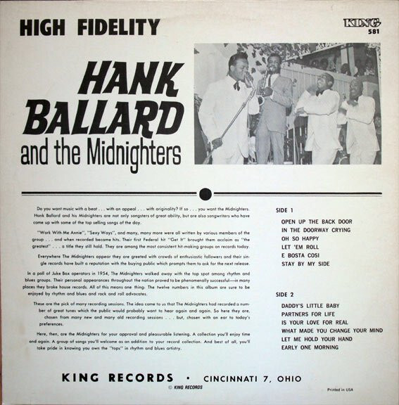 Vinyl Hank Ballard & The Midnighters Hank Ballard And The Midnighters ...