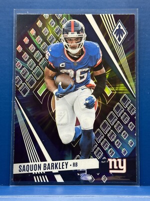 2023 7225A Panini PHOENIX COLOR BURST SP Saquon Barkley New York Giants ...
