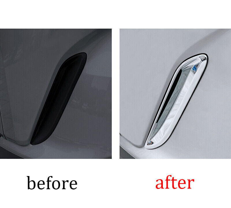 For Lexus RX 2023-2024 Chrome Rear Bumper Air Vent Cover Molding ...