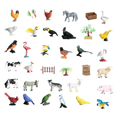 Bulk Miniature Animal Figurines, Dollhouse Decoration, | eBay