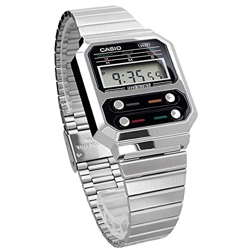 Casio A100 Series Digital Wristwatch Reproduction Design Men's Overse ...