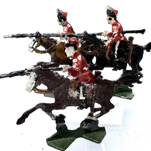 Zinnfiguren Napoleonic Wars Mounted Cavalry Tin Military Painted Toy ...