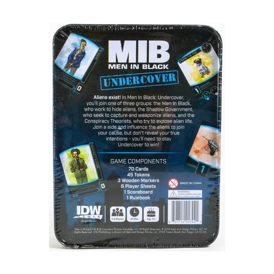 IDW Cardgame Men In Black Undercover Box SW (New) 827714017441| eBay