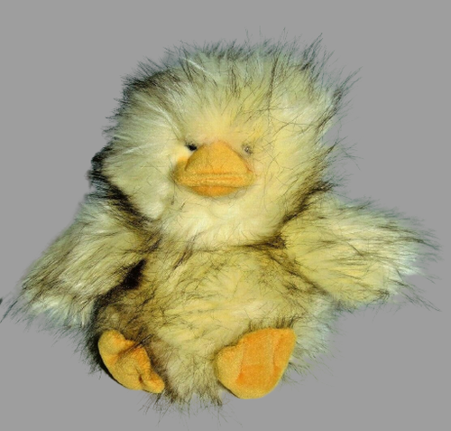 Aurora Delphine Yellow Fluffy Duckling Duck Plush 9" | eBay