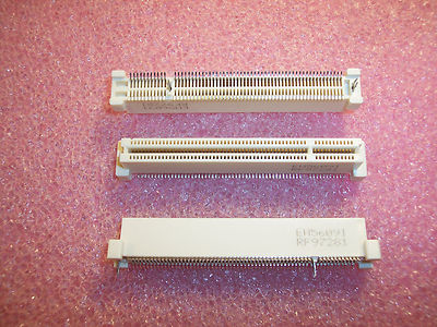 QTY (5) 60 POSITION 120 PIN 49/11 SMD PCI EDGE CARD CONNECTORS ...