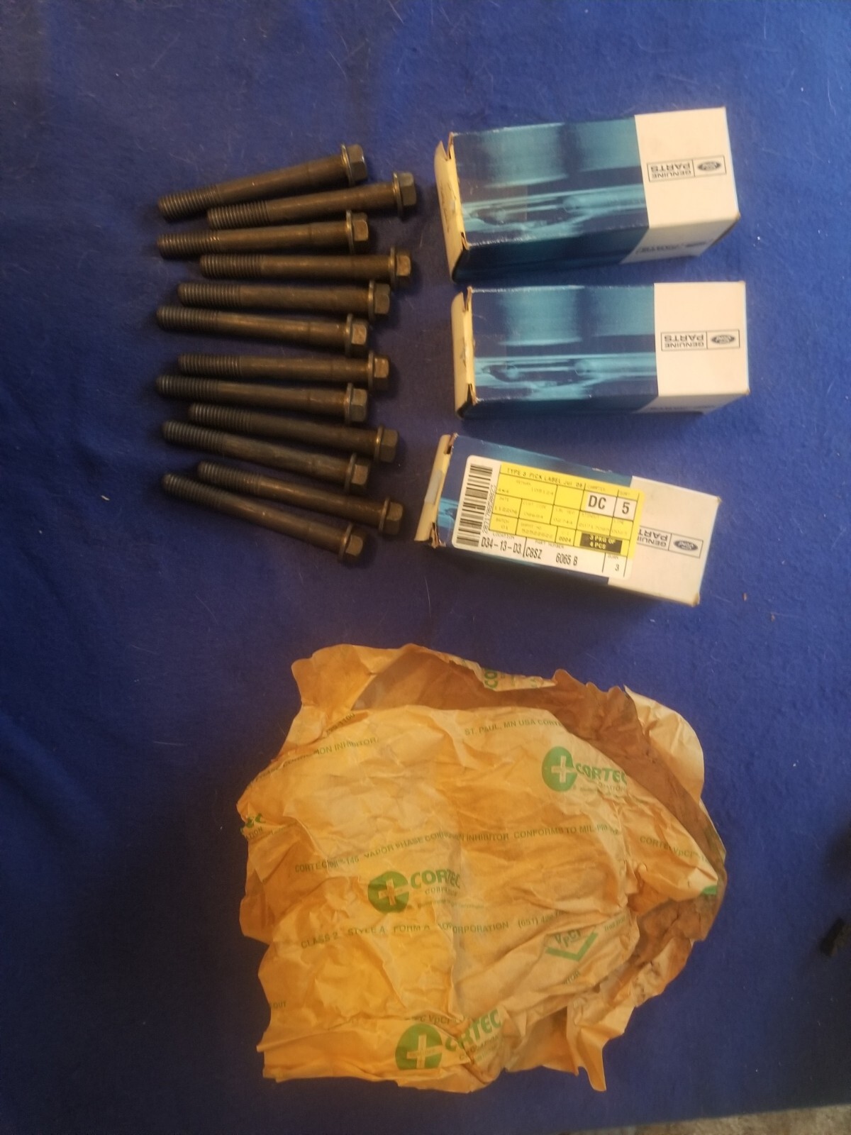 Ford NOS C8SZ-6065-B 429 SPECIAL or NASCAR HEAD BOLTS 12 | eBay