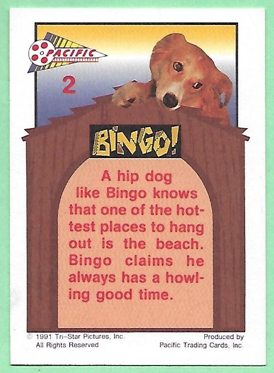 1991 Pacific Trading Cards BINGO! #2 Beach Blanket Bingo | eBay