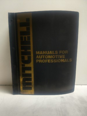 Mitchell Manuals for Automotive Professionals 1987-88 Electrical service &repair | eBay
