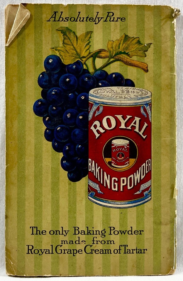 1913 Royal Baking Powder Co Royal Baker & Pastry Cook Cookbook Antique ...