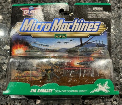 Micro Machines GI Joe, Air Barrage, Operation Lightning Strike, Galoob ...