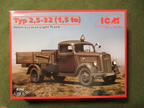 1:35 ICM 35401 - Typ 2,5-32 (1,5 to) WWII German Light Truck | eBay