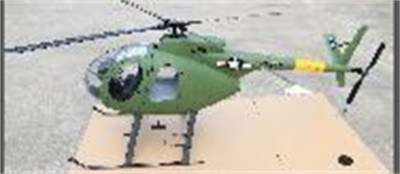 OH-6 800 Cayouse ARF RC Helicopter Fuselage 800 Size Army Green KIT ...