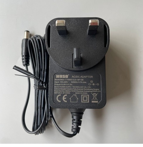 Genuine Moso AC/DC Adapter MSA-C1500IC12.0-18P-GB 12V 1.5A Power Supply ...