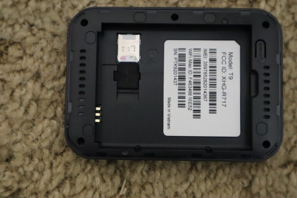 T-mobile Portable Hotspot Wifi Router 4G LTE w/Battery | Charger | Sim ...