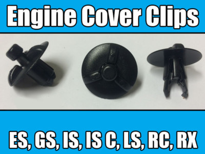 20x Clips For Lexus Engine Cover Plastic Trim Fasteners Motor Shield ...