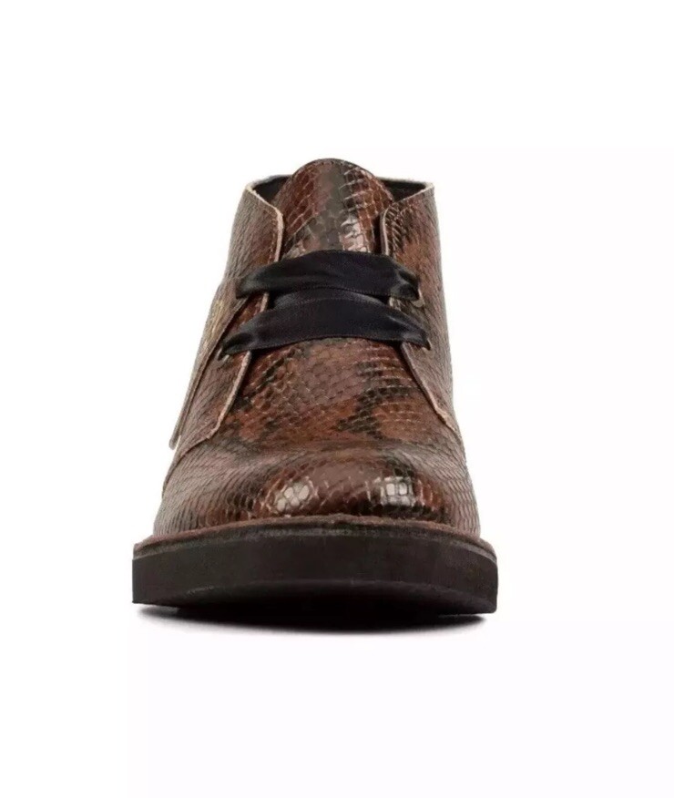 Clarks Originals Desert Boot 2 Ladies Dark Tan Snake UK 5 D EU 38 | eBay UK