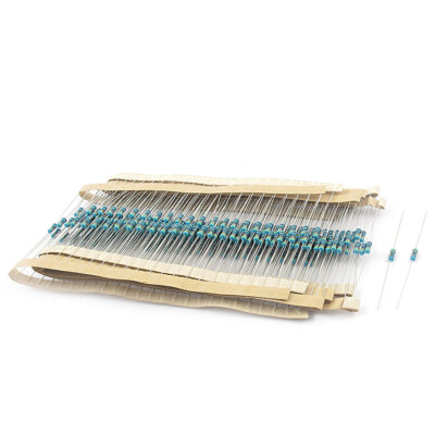 300 Pcs 1/4W Watt 430 Ohm Axial Lead Metal Film Resistor 1% Tolerance ...