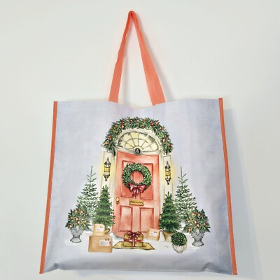 TJ Maxx Christmas Front Door Wreath Packages Trees Decor TJMaxx Tote ...