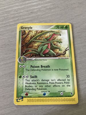 Pokemon TCG Grovyle 31/109 Ruby and Sapphire MP | eBay