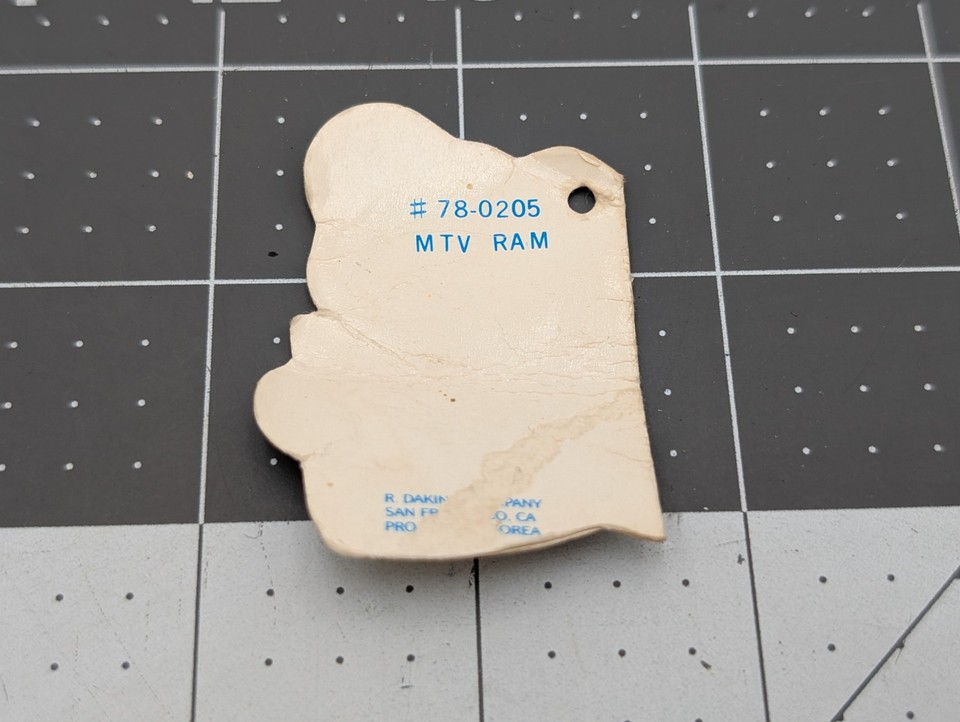 Dakin MTV Ram Plush 12 Inch White Nature Babies 1987 Stuffed Animal Toy ...