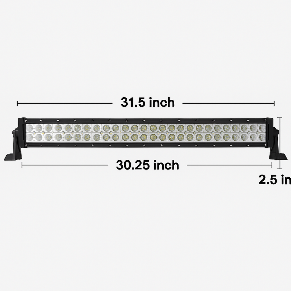 Bully - 31.5" Off-Road Dual Row Led Light Bar - 180 W 5,500 lm IP68 ...