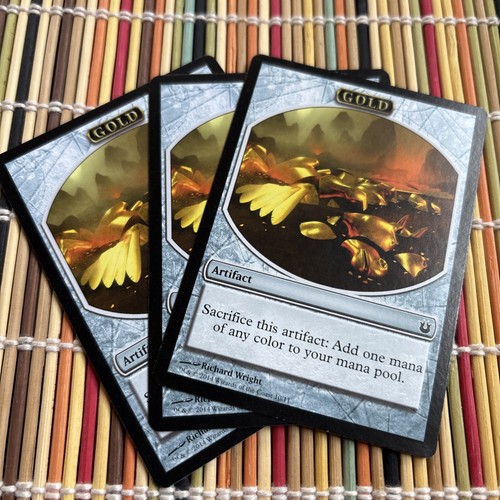 Gold Token x3 (Born Of The Gods) MtG Free Shipping | eBay