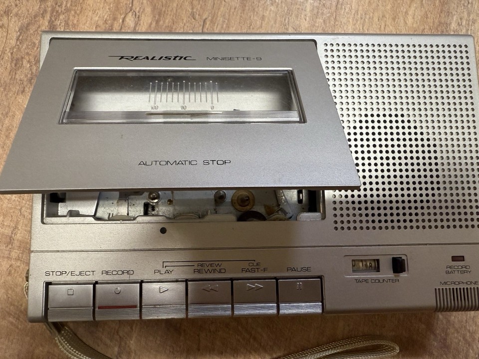 Vintage Realistic Minisette 9 Cassette Player Recorder,#14-812 Tested ...